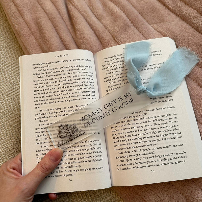 Morally Grey Bookmark – Lavender Eight