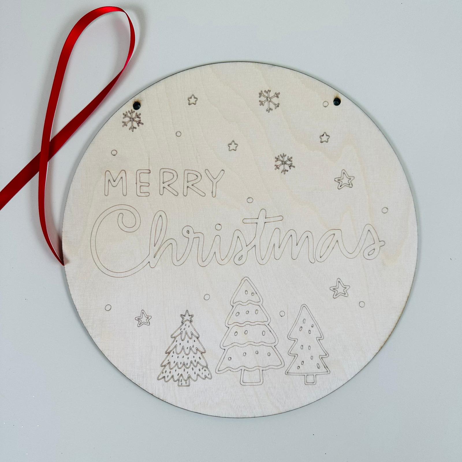 Paint your own Christmas Sign - Lavender Eight